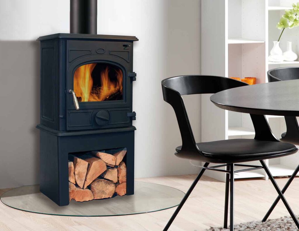 Heat Design San Remo Freestanding Stove 6kW - Hughes Fireplaces ...